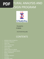 Staad Pro Tutorial | PDF | Bending | Beam (Structure)