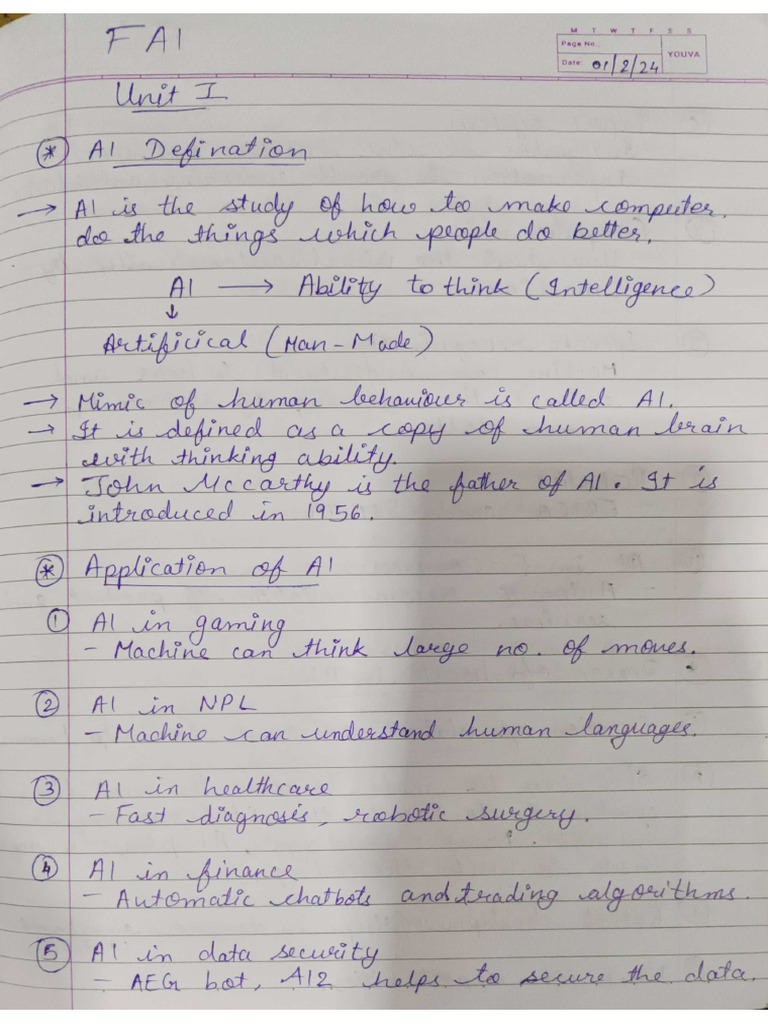 Ai Notes | PDF