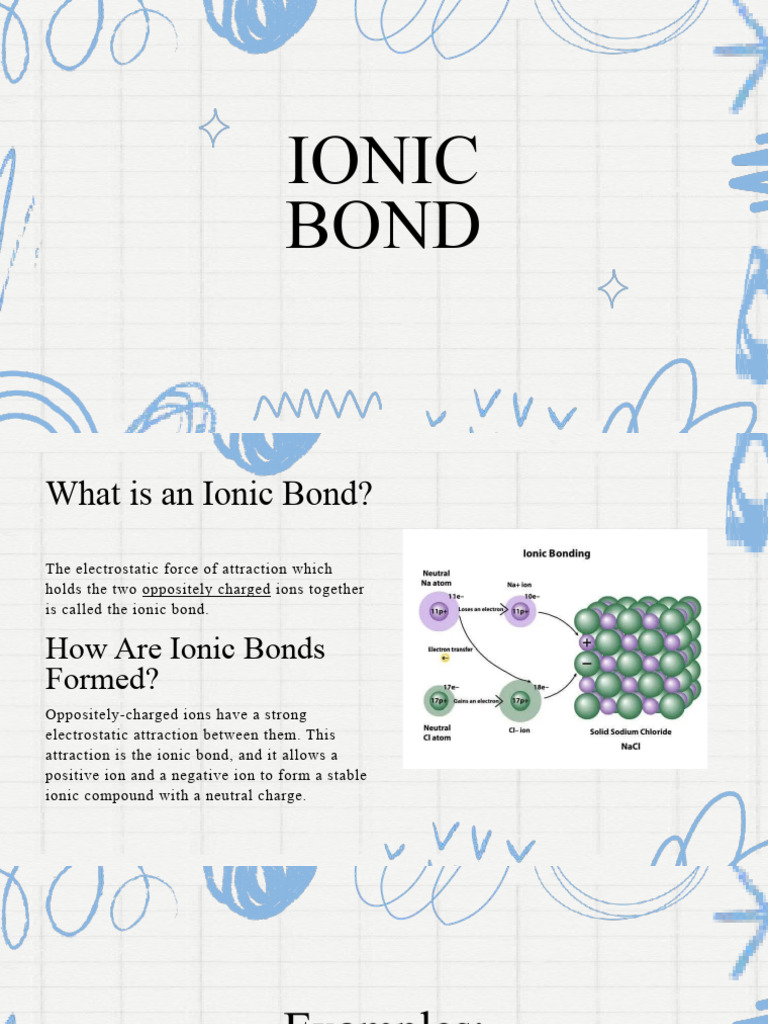 Ionic Bond Presentation | PDF