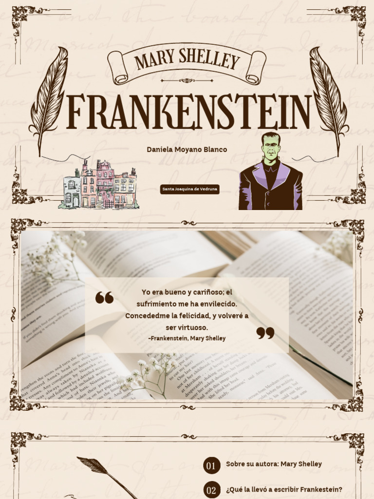 Mary Shelley y su obra Frankenstein | PDF | Mary Shelley | Frankenstein