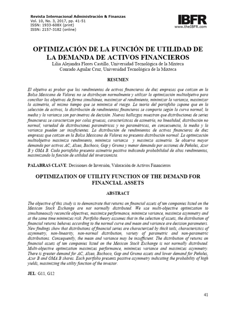 M3 Lo3 Optimizacion de La Funcion de Utilidad | Descargar gratis PDF ...
