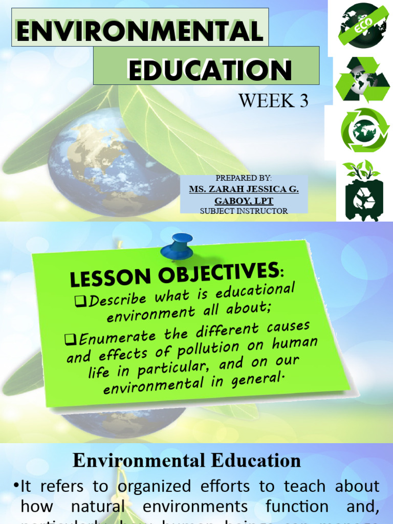 Environmental Education and Pollution Solutions | PDF | Recycling | Waste