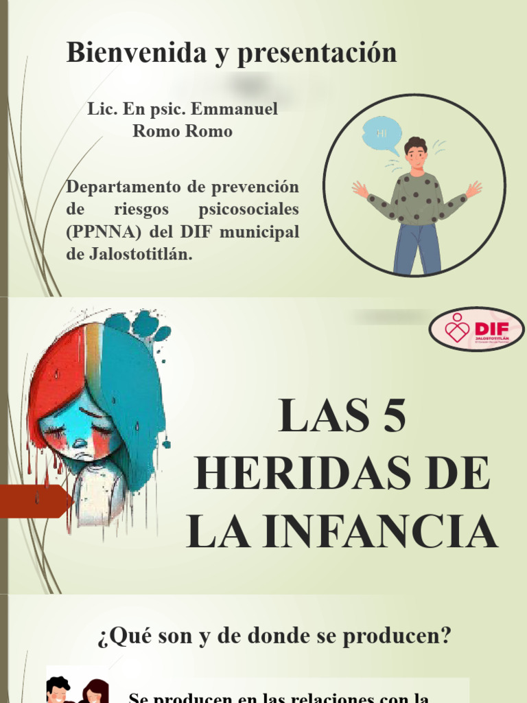 Las 5 Heridas de La Infancia (Lise-Boubeau) | PDF | Autoestima | Culpa ...