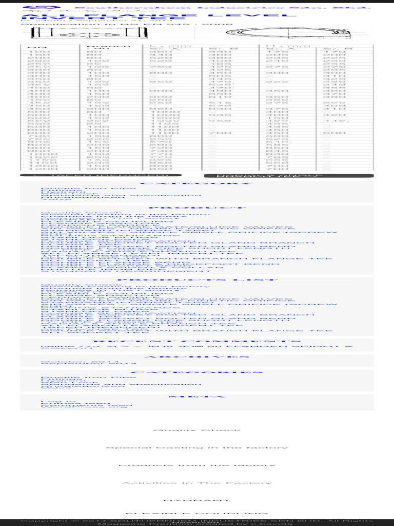 Southernhem Invert Tee Specifications | PDF | Home Appliance | Equipment