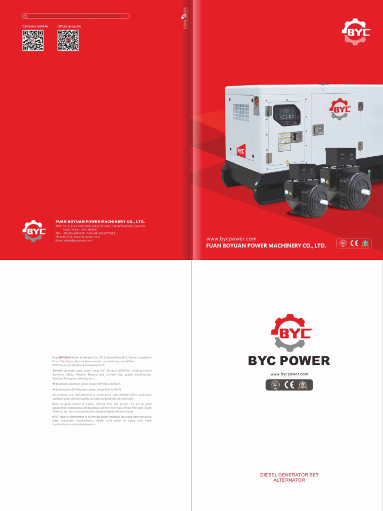 BYC POWER Products Catalogue | PDF