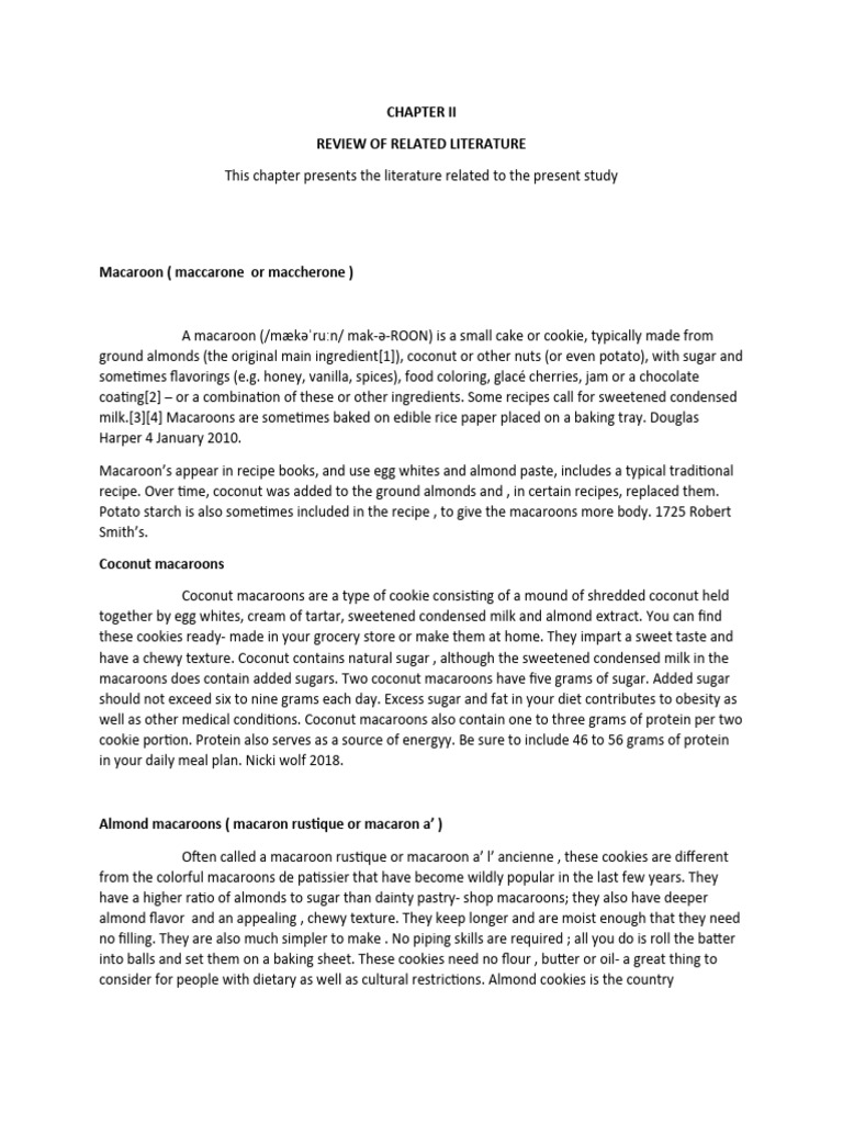 Chapter 2 Done | PDF | Foods