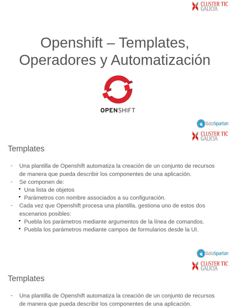 11.openshift - Templates, Operators y Automatización | PDF | Ciencias ...