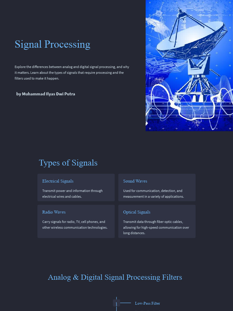 Analog vs Digital Signal Processing Explained | PDF | Speech ...