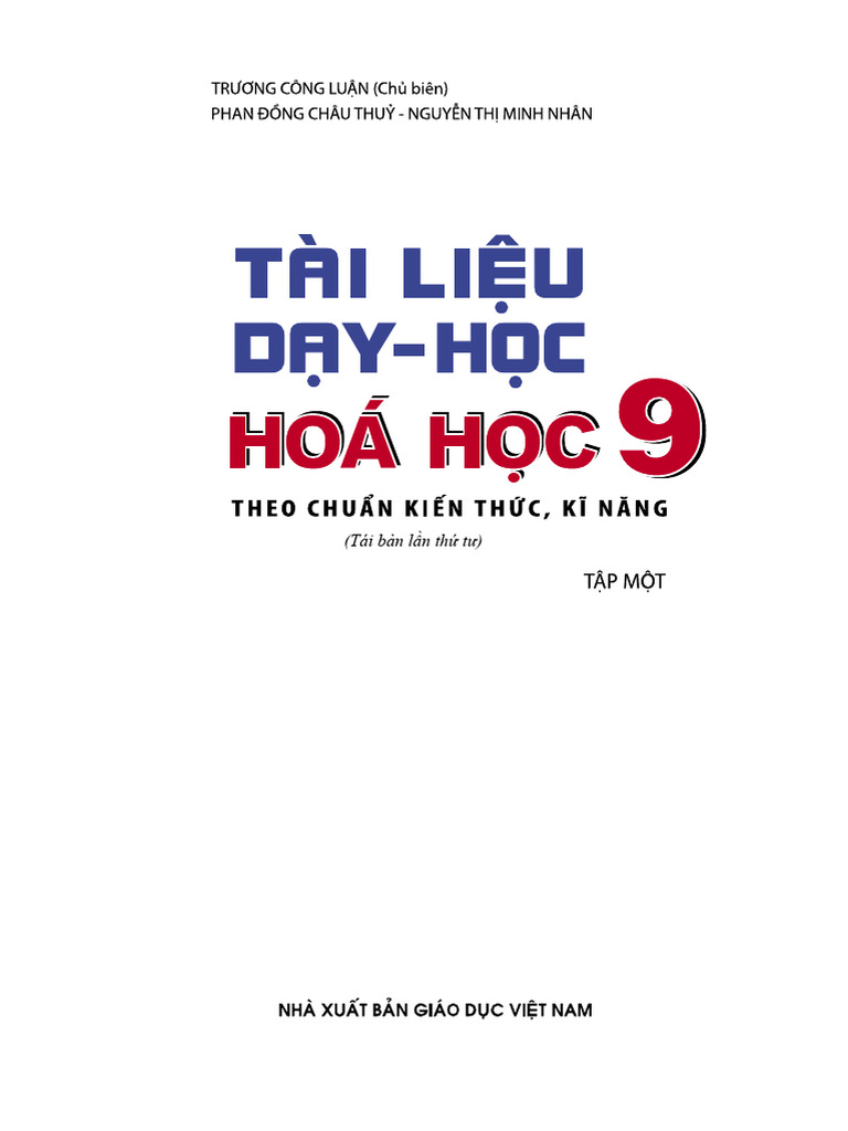 Tai Lieu Day Hoc Hoa Hoc 9t1 - 29202120 | PDF