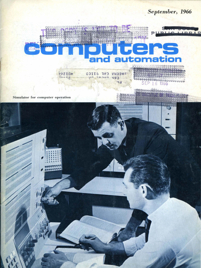 And Automation: September | PDF | Office Equipment | Computer Engineering