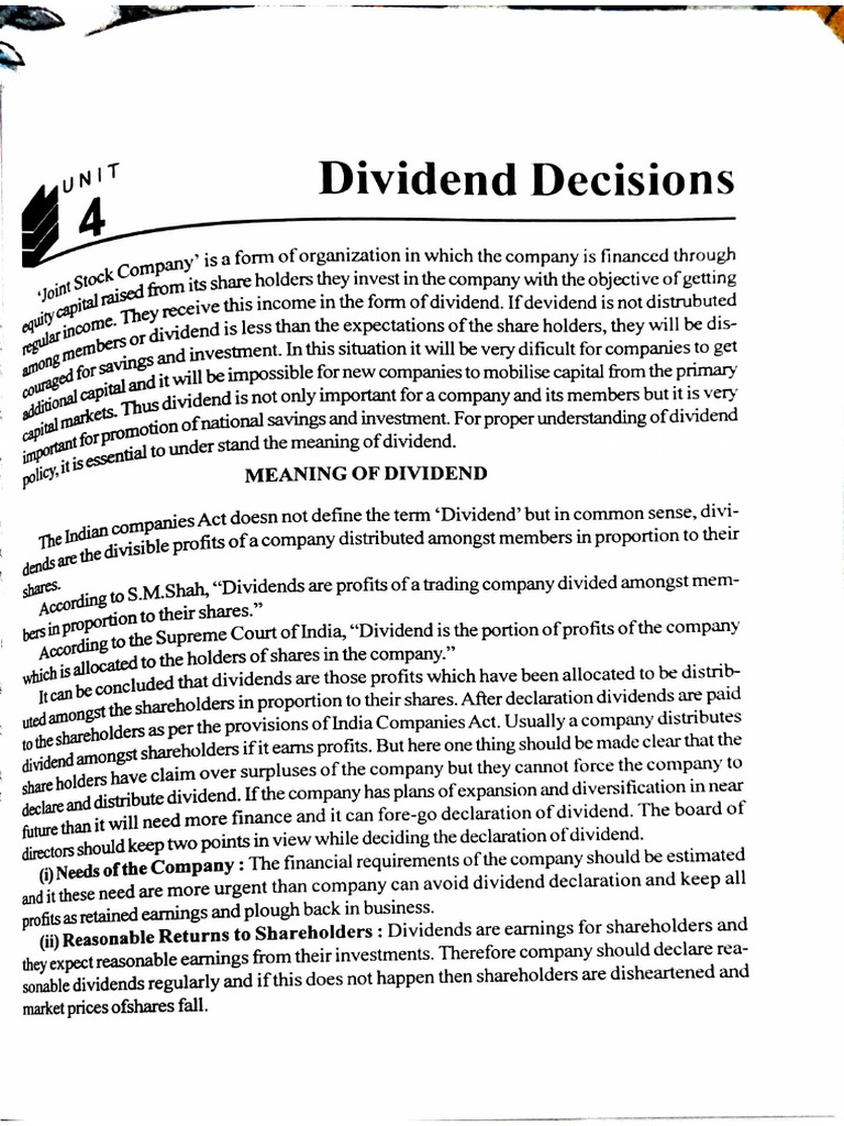 Financial management chapter 3 | PDF