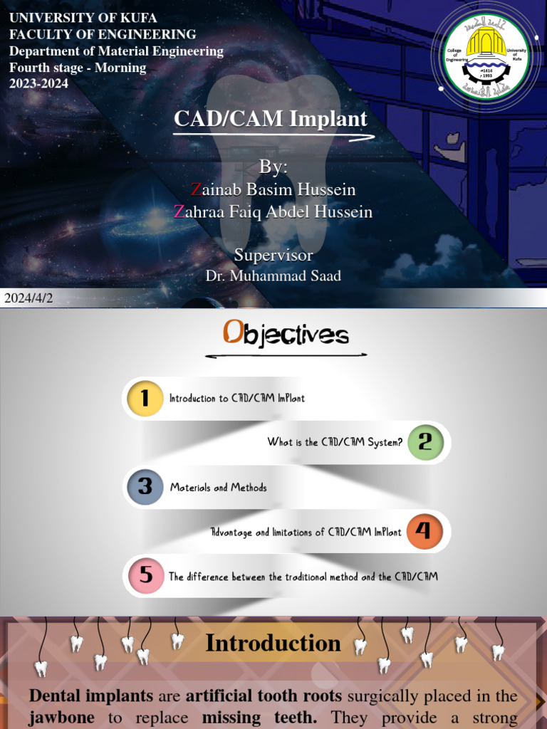 CAD-CAM Implant | PDF | Dental Implant | Computer Aided Design