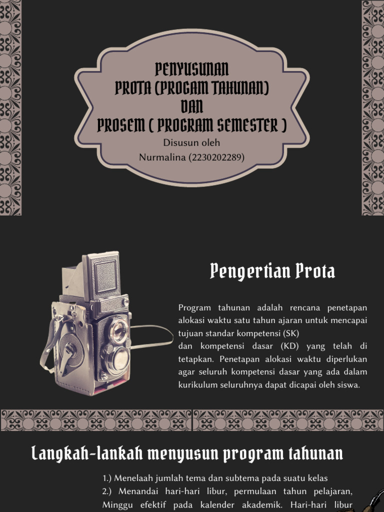 Panduan Penyusunan PROTA dan PROSEM | PDF