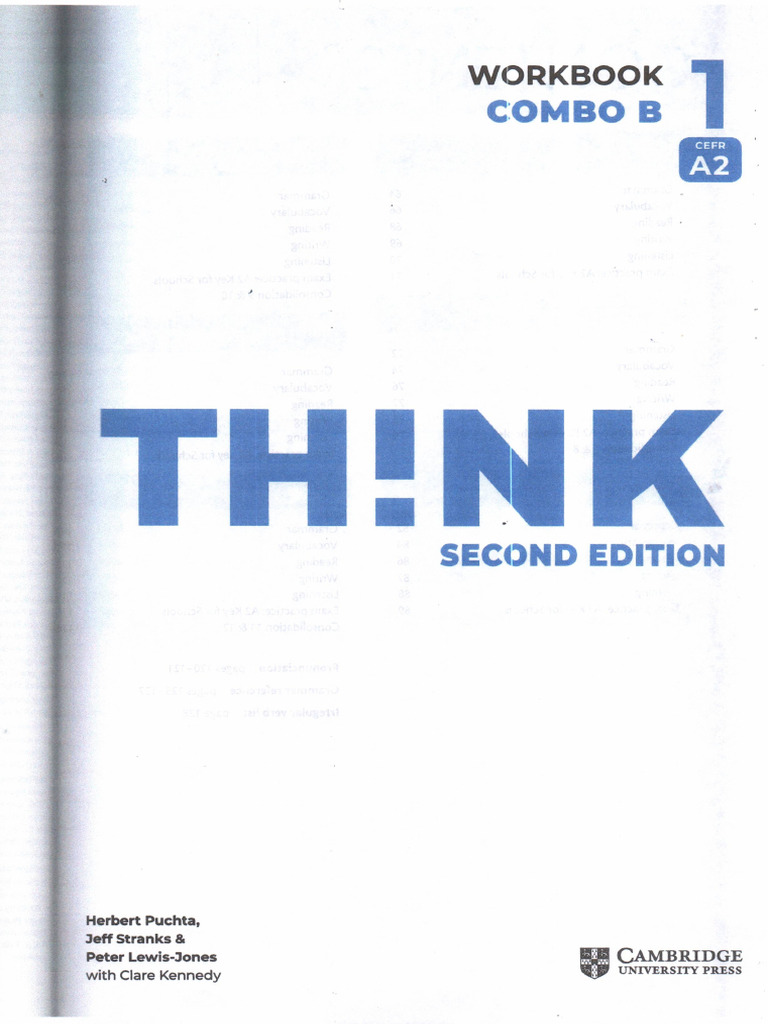 Think 2 Edition Level1 Workbook | PDF