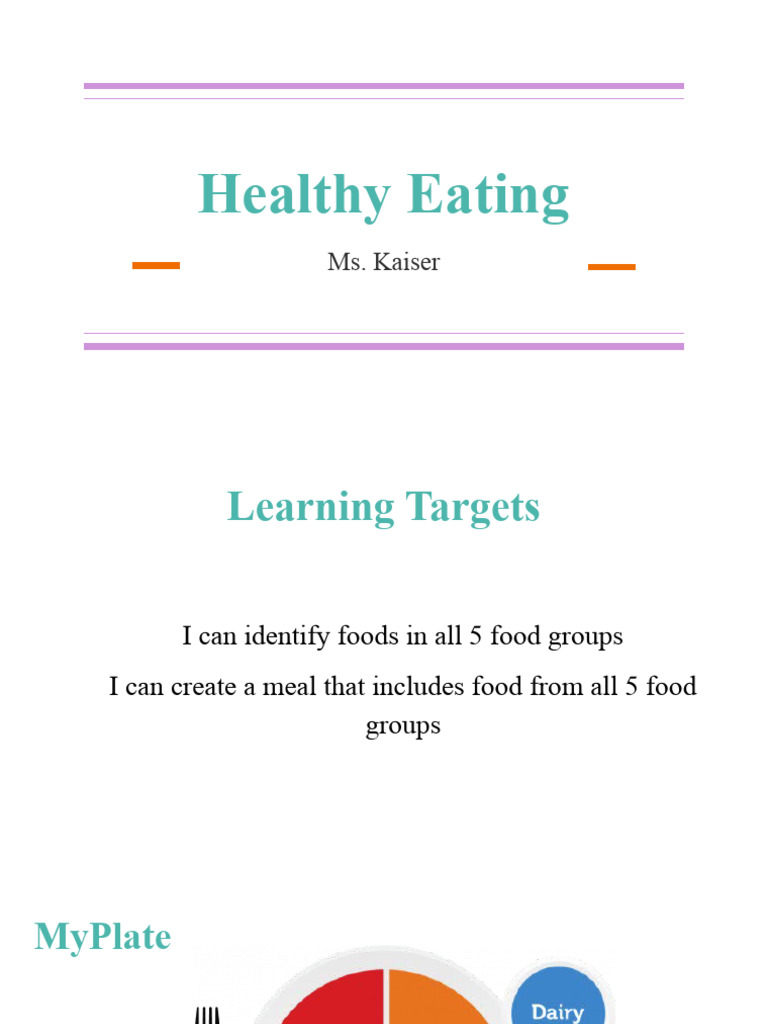 Healthy Eating | PDF | Foods | Fruit