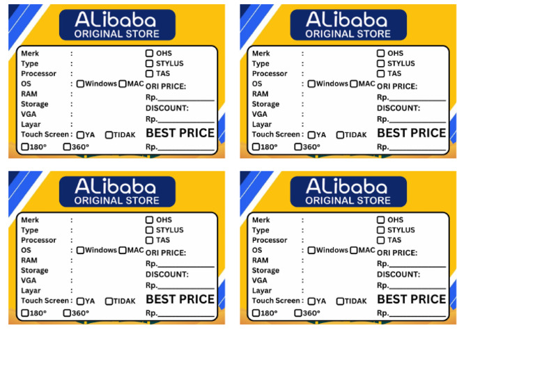 Pricetag Laptop | PDF