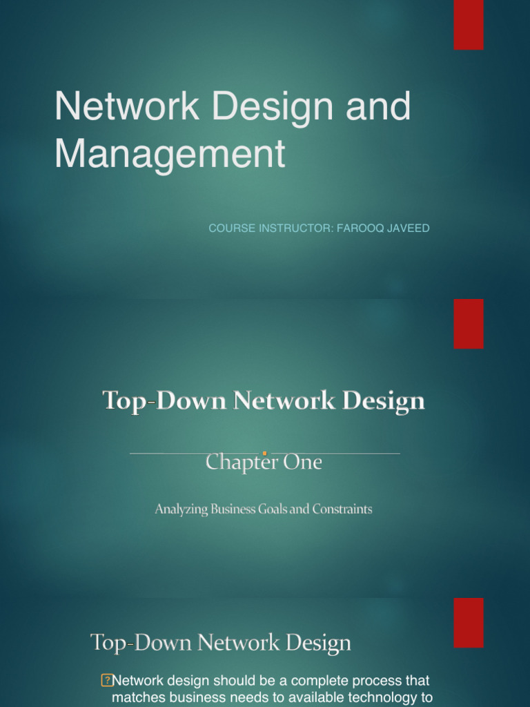 1606662359 Chapter 1 Top Down Network Design 3 | PDF | Computer Network | Osi Model