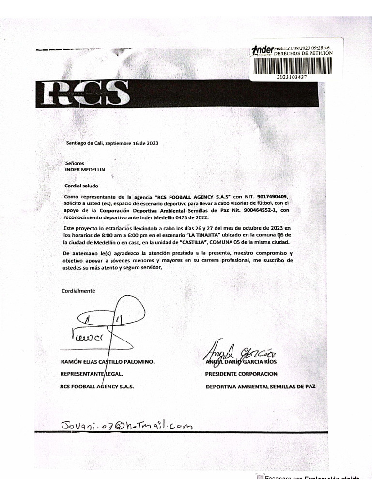 Carta Radicada | PDF