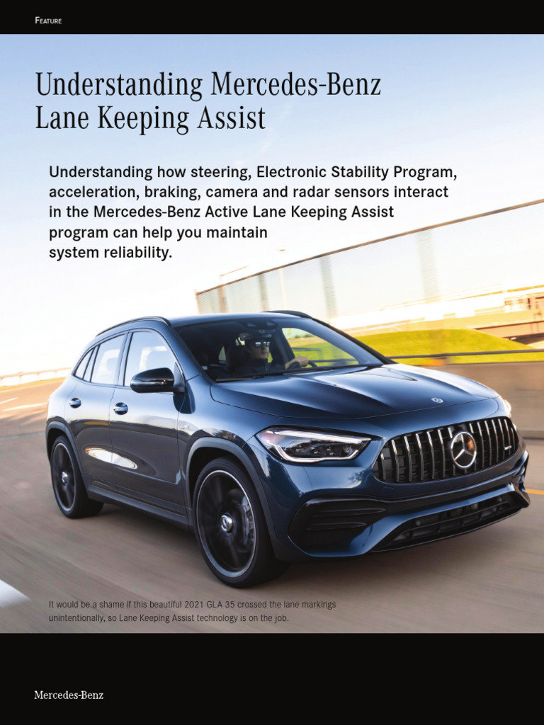 Understanding Mercedes Benz Lane Keeping Assist | PDF | Vehicles ...