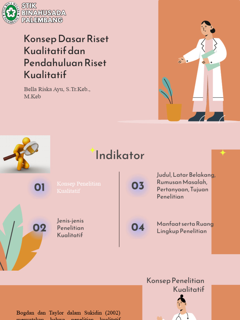 Konsep Dasar Riset Kualitatif Dan Pendahuluan Riset Kualitatif (Bella) | PDF | Karier ...