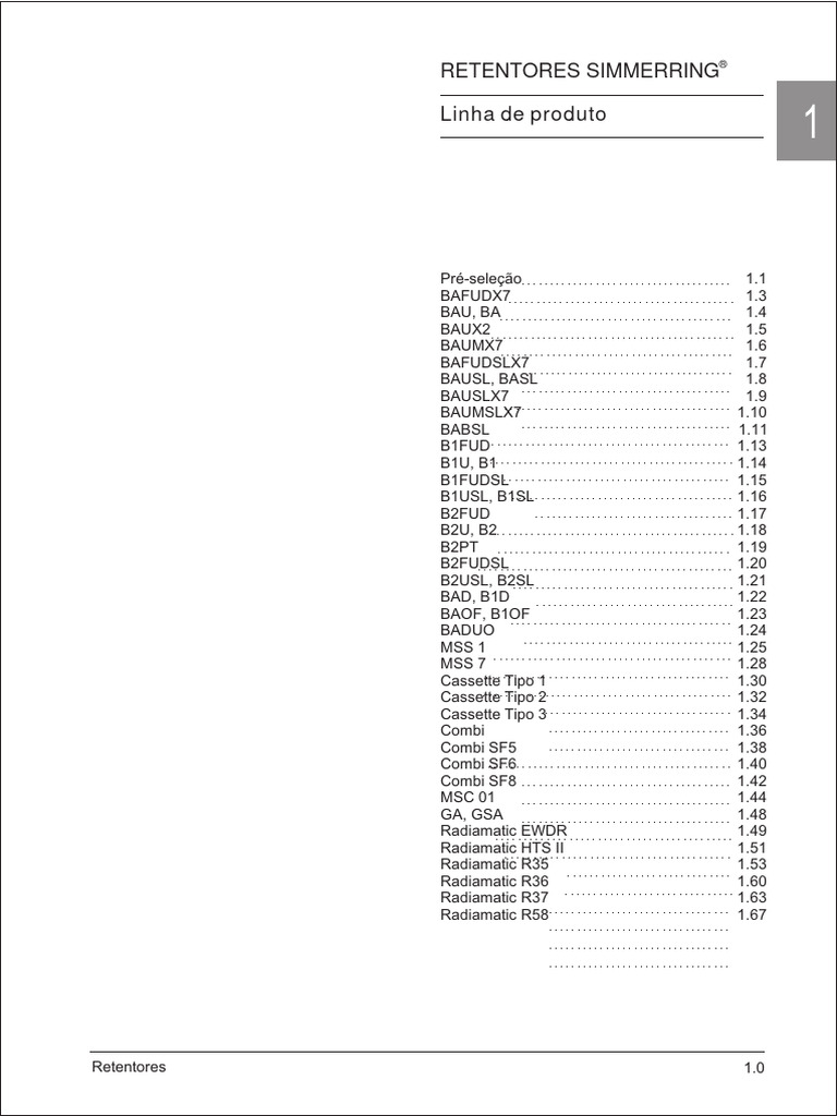 Catalogo Freudenberg Geral Retentores Completo | PDF