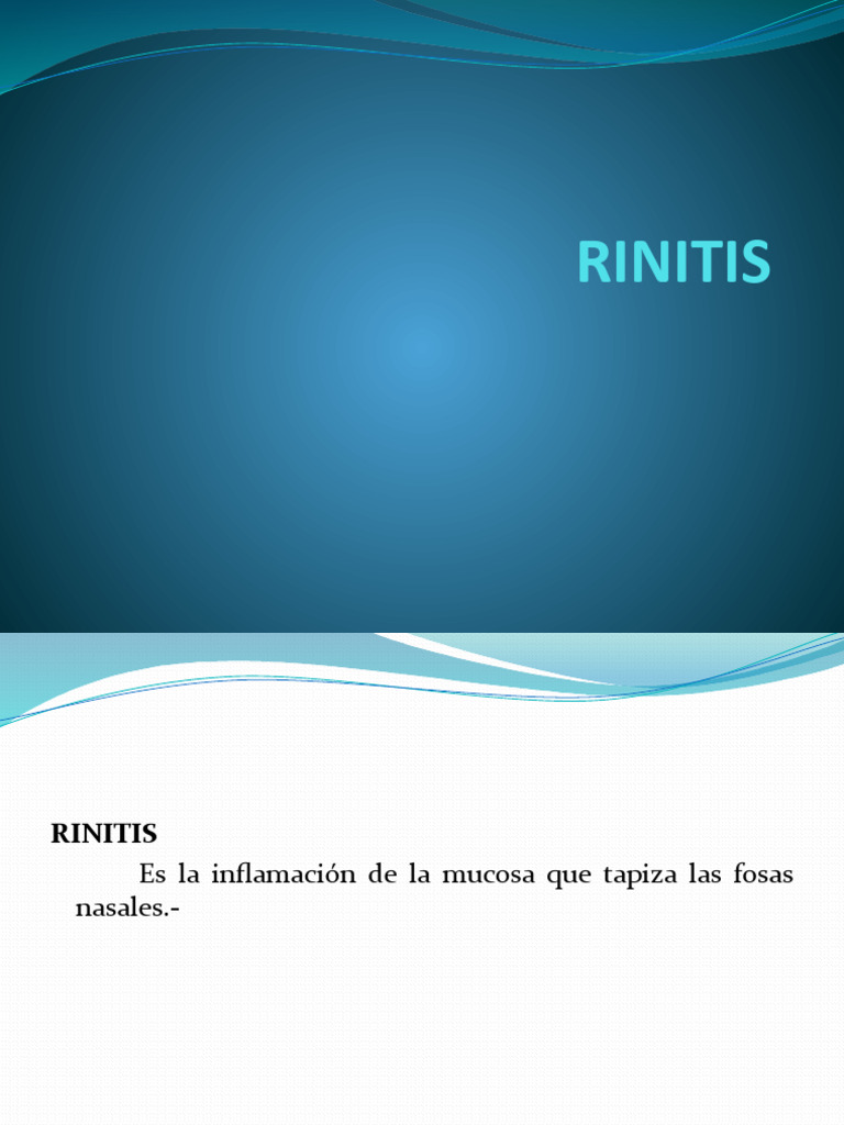 12 Rinitis Pdf Alergia Inflamación