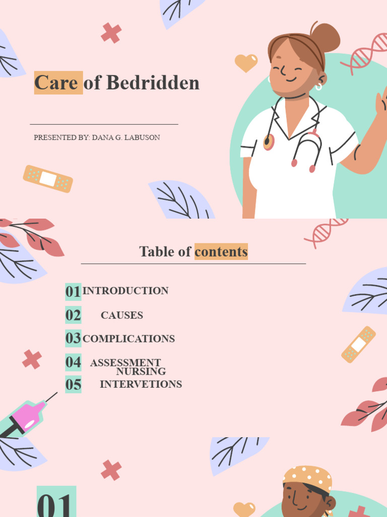 Care of Bedridden | PDF | Self-Improvement