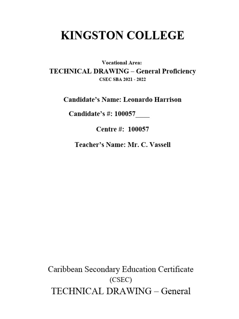 TD Sba Portfolio Outline SAMPLE DO NOT | PDF | Standardization ...