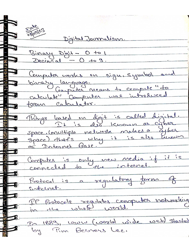 Digital Journalism Unit1 bj5 | PDF