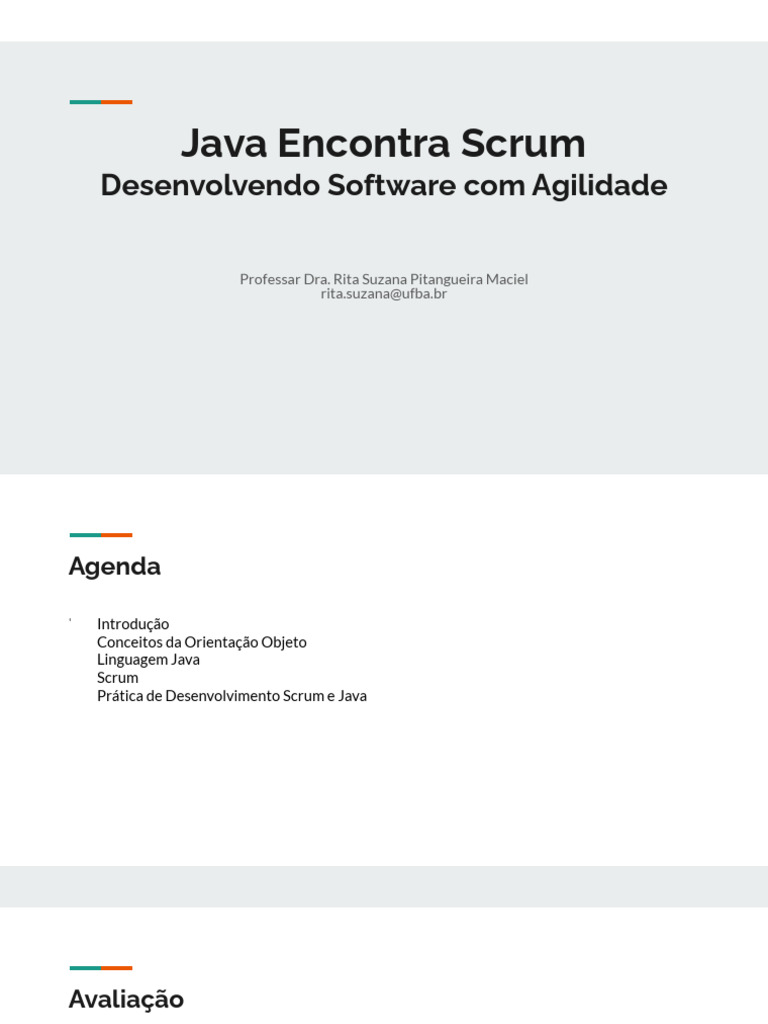 01 - Java Encontra Scrum | PDF | Engenharia de Software | Programas