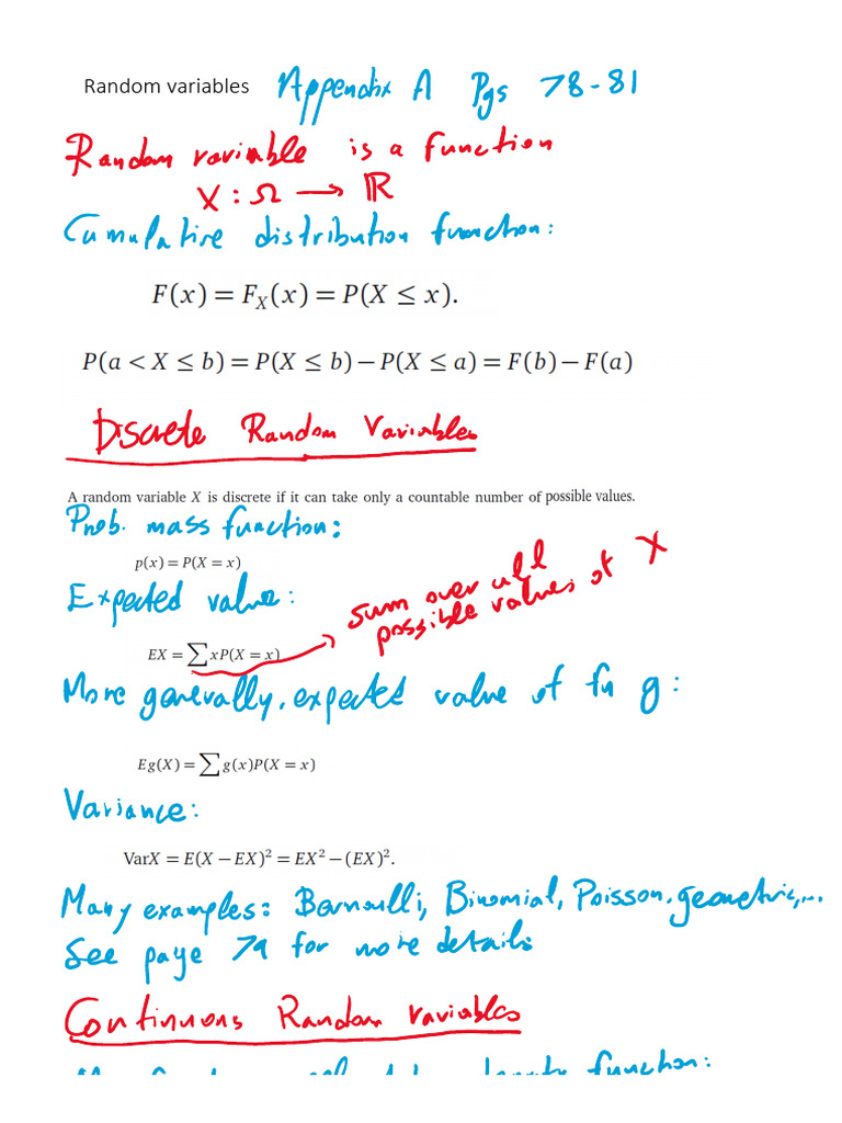 Random Variables | PDF