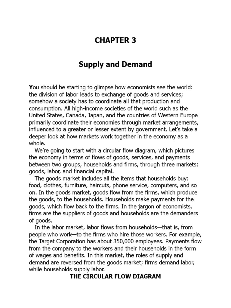 Chapter3 Supply and Demand | PDF | Demand | Supply (Economics)