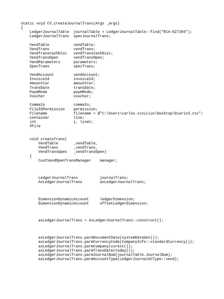 Create Journal Table | PDF | Computing | Software