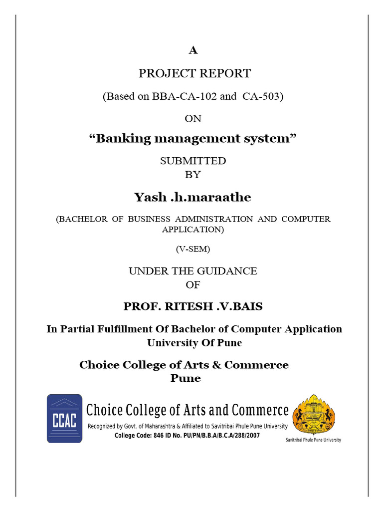 Yash Marathe BMS | PDF | Databases | Information Technology