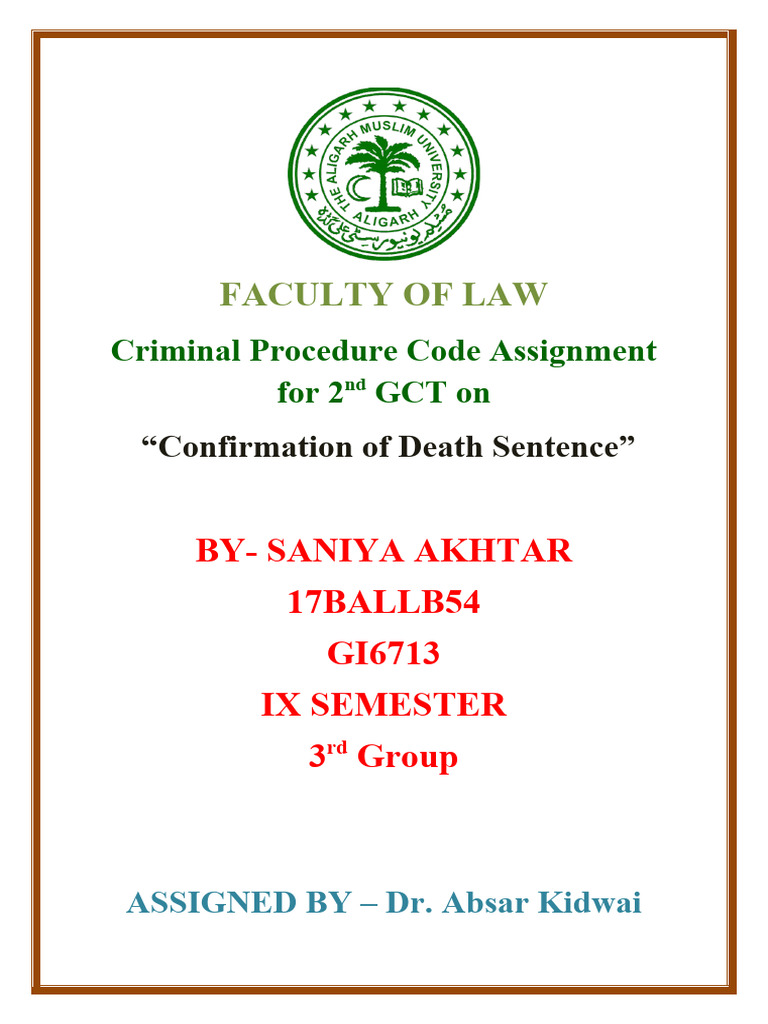CrPC 2nd GCT | PDF | Criminal Procedure In South Africa | Judge
