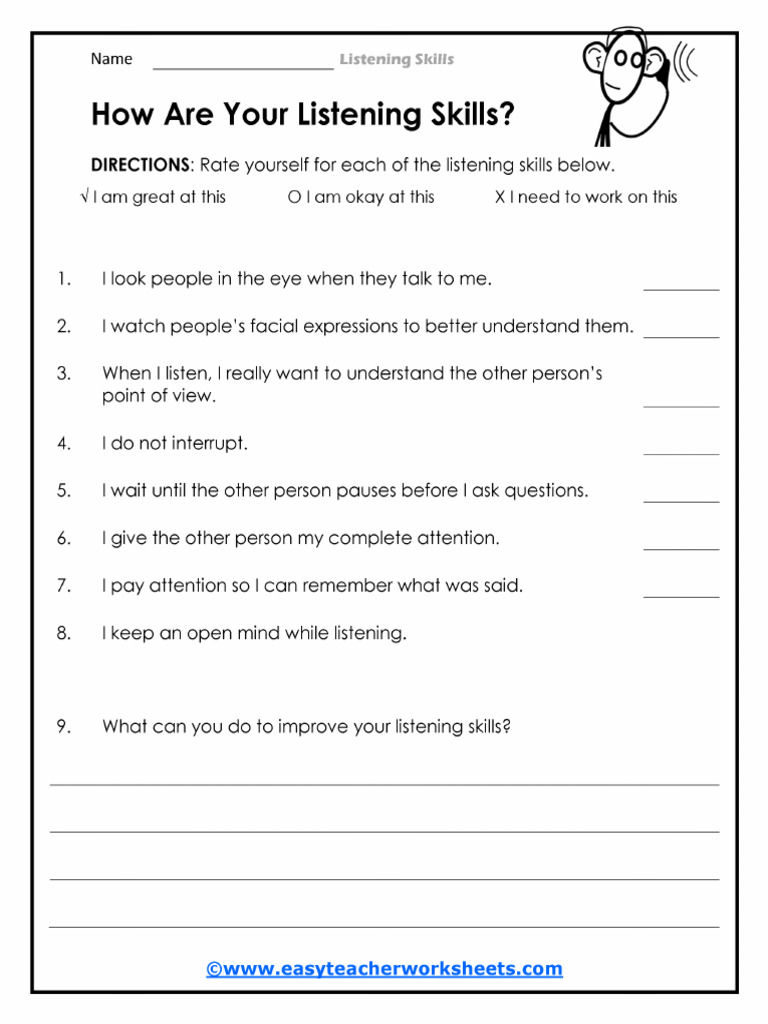 Listening Skills Pdf