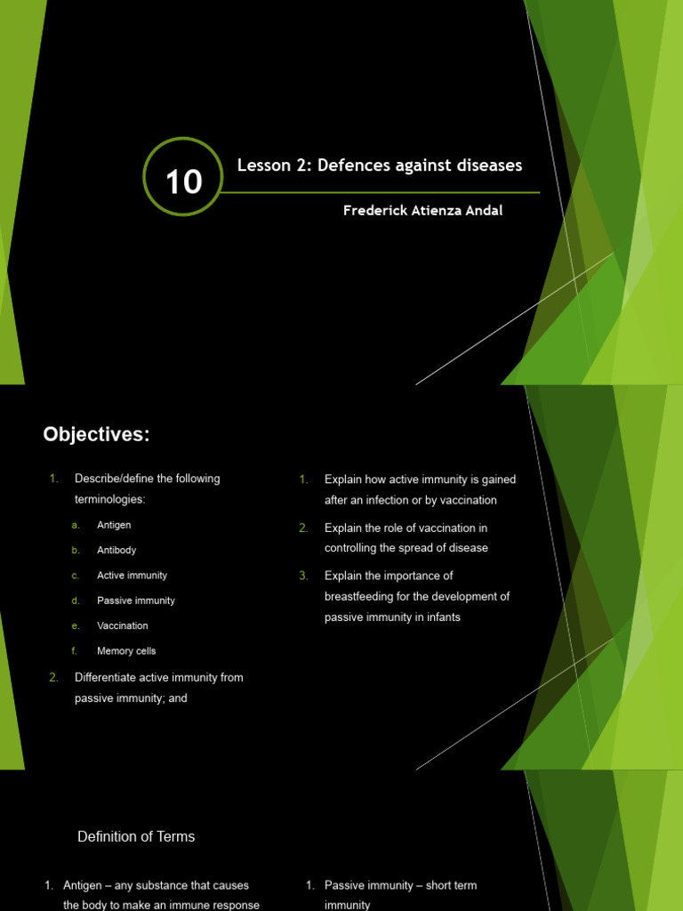 Chapter 10 Lesson 2 Defenses of Body Againts Pathogens | PDF | Immune ...