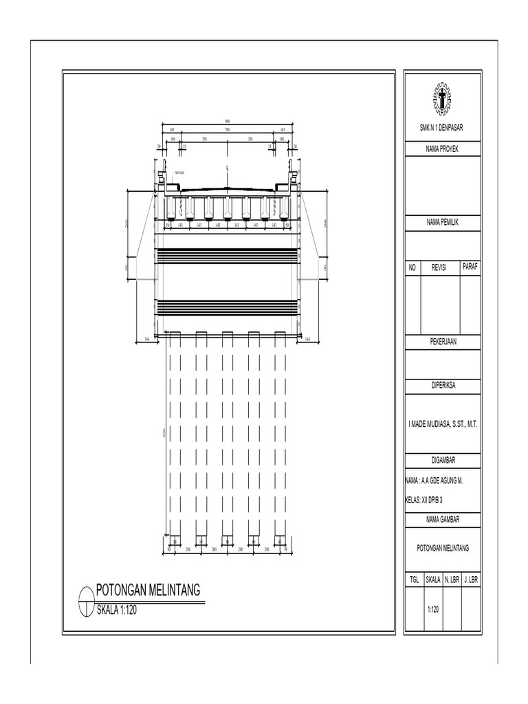Potongan Melintang Jembatan | PDF