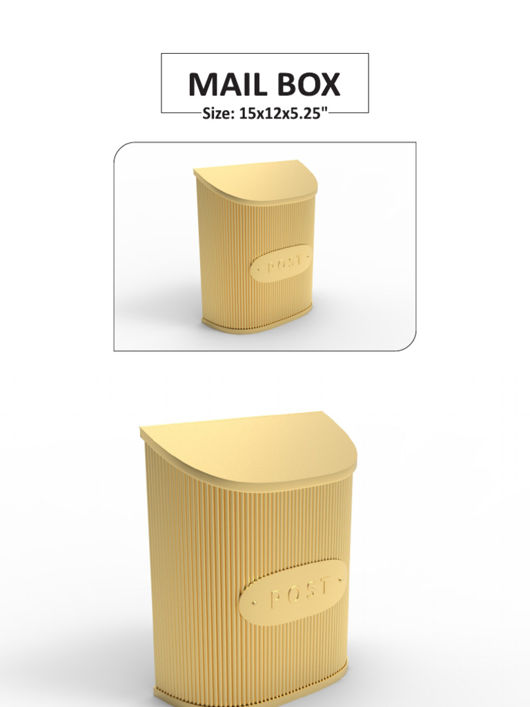 Mail Box CAD | PDF