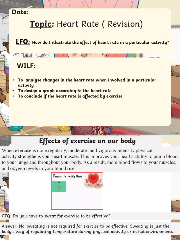 Heart Rate Changes During Exercise | PDF | Heart | Heart Rate