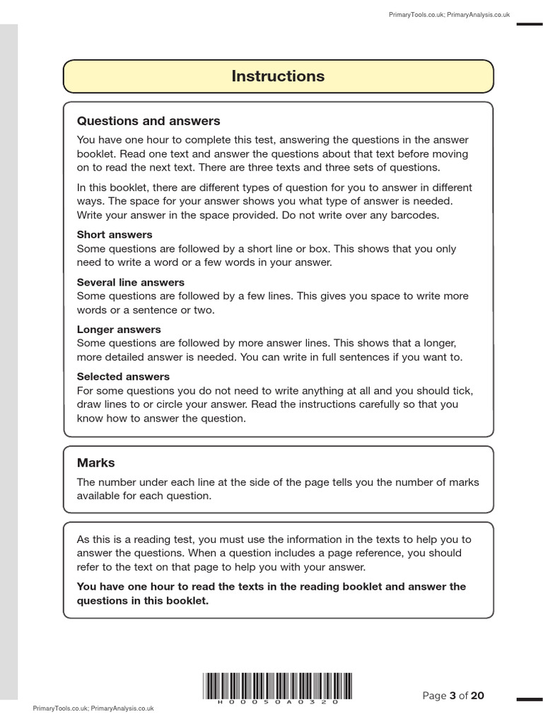 A07 The Park Reading Questions | PDF | Question