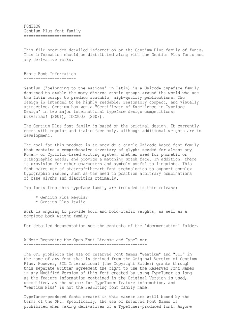 Font Log | PDF | Typefaces | Typography