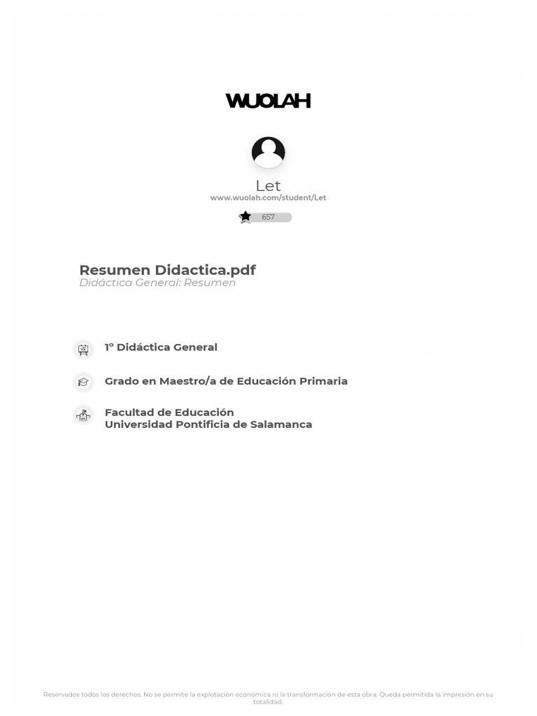 Resumen Didactica | PDF | Plan de estudios | Enseñando