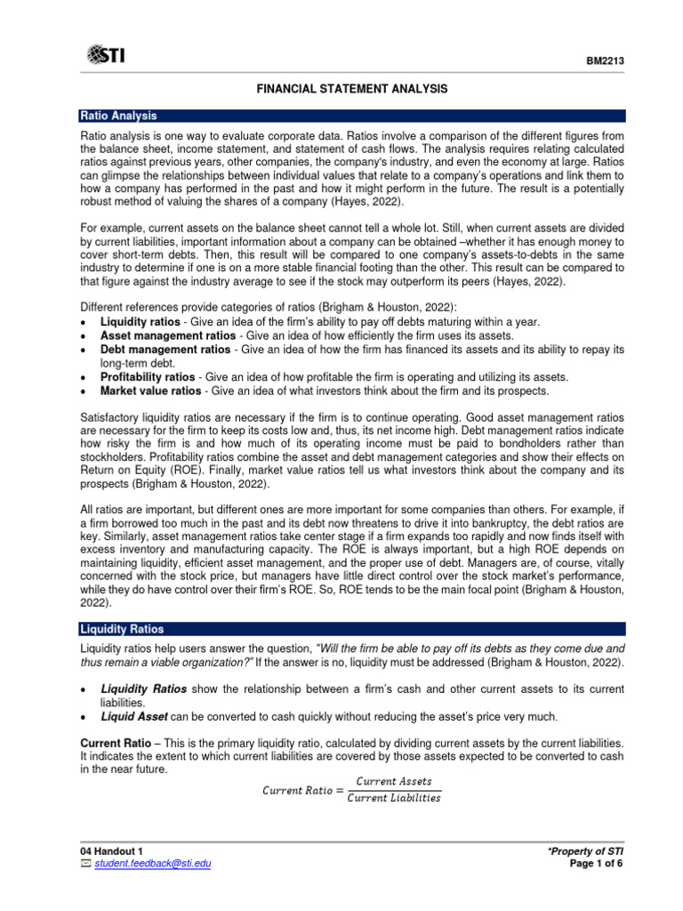 04_Handout_1(29) | PDF | Market Liquidity | Stocks