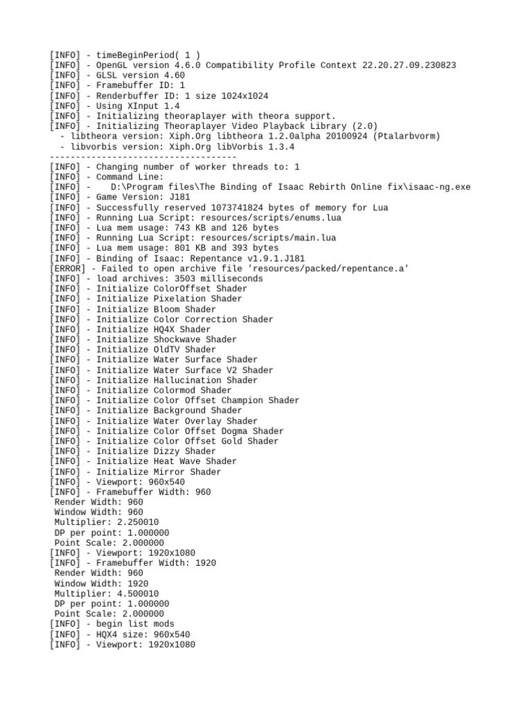 Log | PDF | Shader | Software
