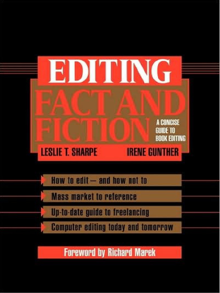 Editing Fact and Fiction: A Concise Guide To Book Editing (1994) | PDF ...
