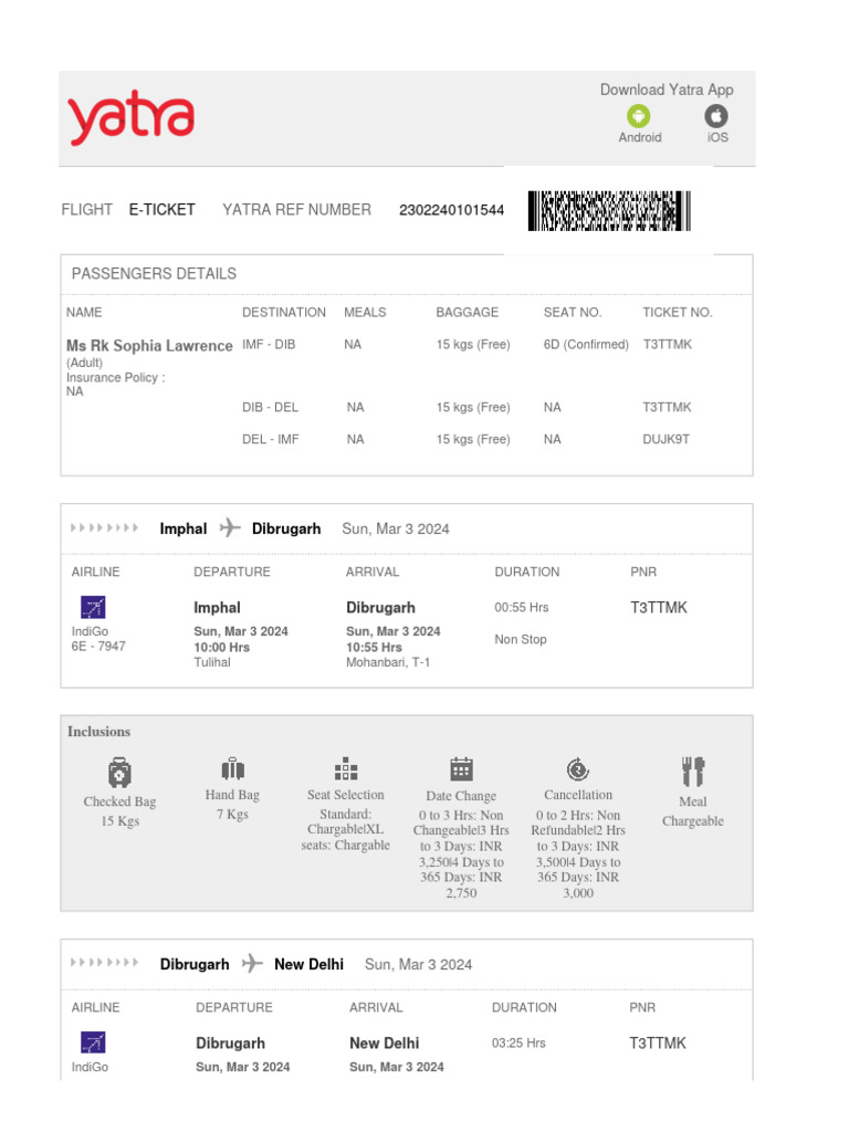 Ticket | PDF | Aviation