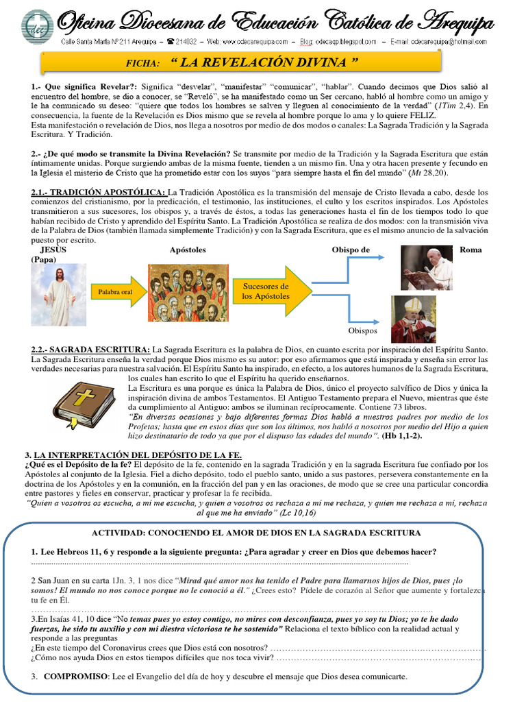 LA REVELACIN DIVINA B Ok | PDF | Biblia | Teología
