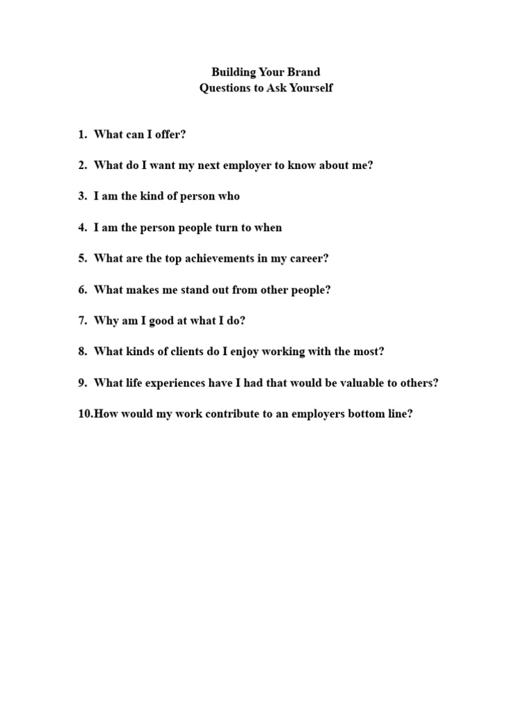 Building Your Brand | PDF