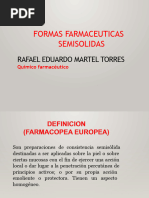 Formas Farmacéuticas Semisólidas | PDF